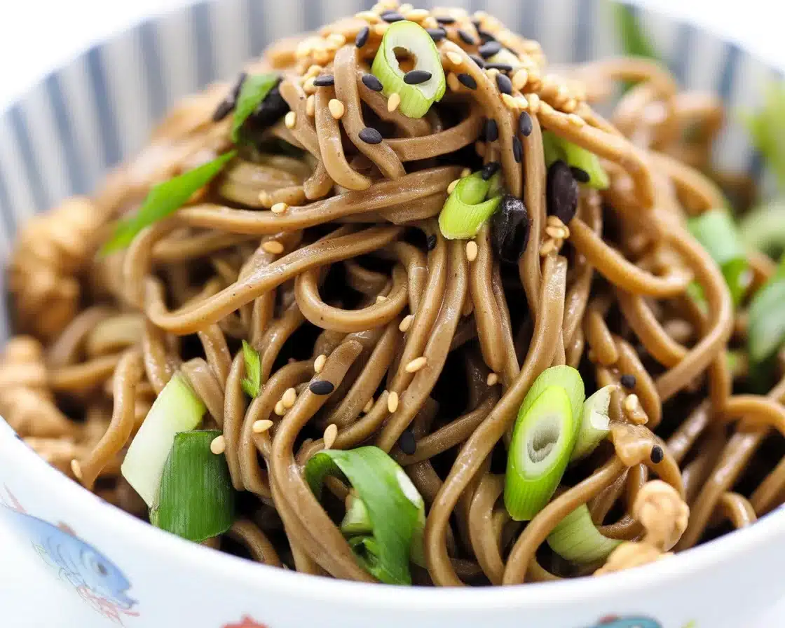 5-Minute Cold Sesame Soba Noodles for a Quick, Tasty Meal